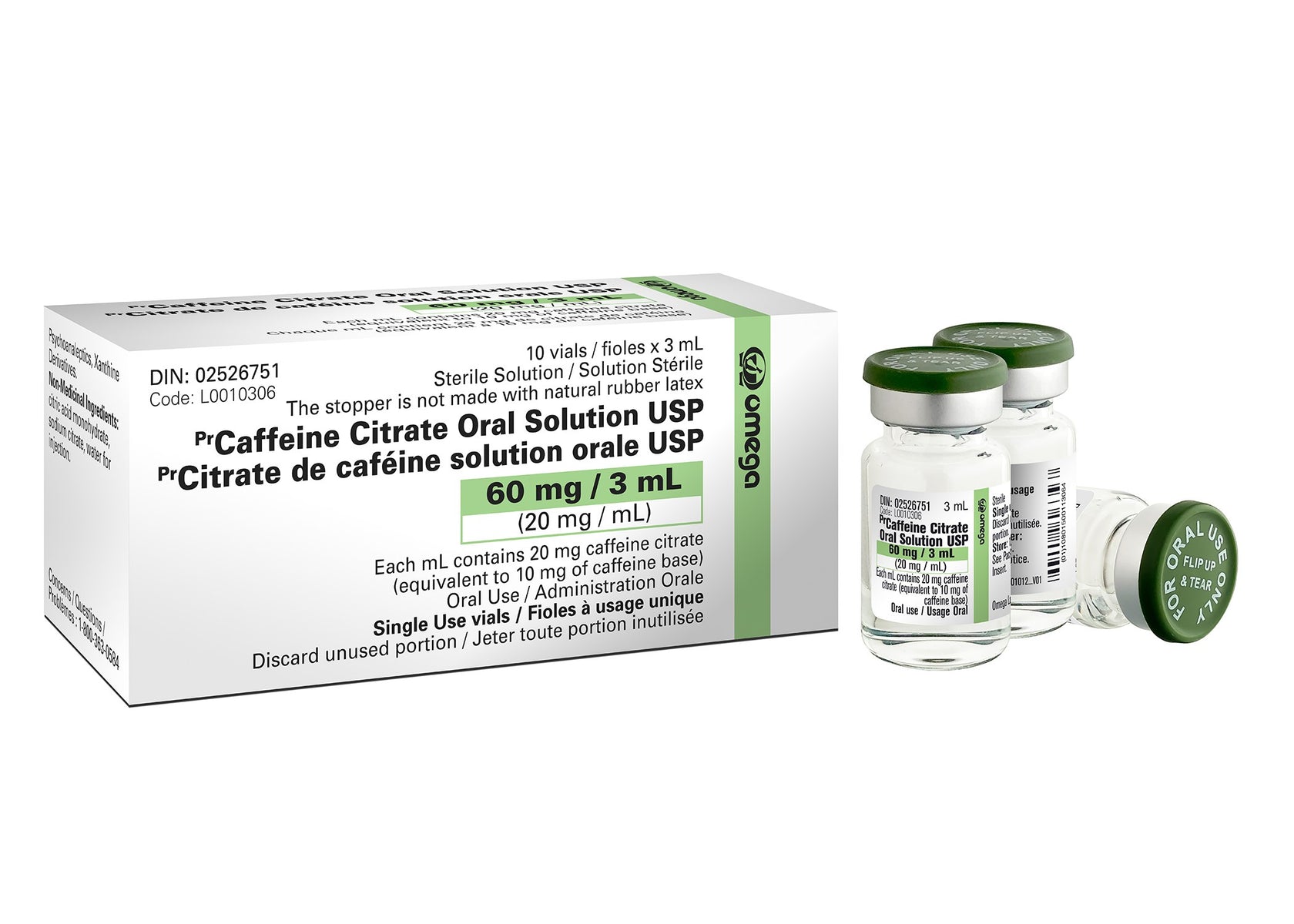 Caffeine Citrate Oral Solution USP – Juno Pharma Canada Inc.