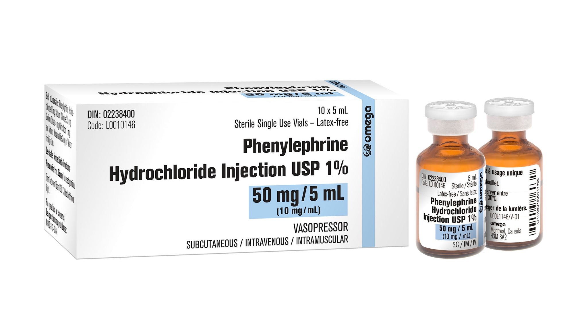 Phenylephrine Hydrochloride Injection USP – Juno Pharma Canada Inc.